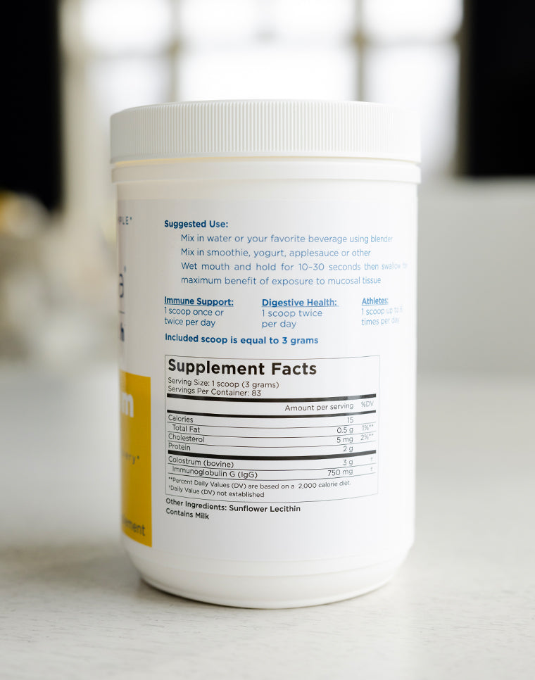 PerCōBa® Colostrum | Mother Nature’s Best for Your Health